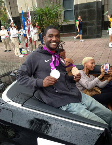 Who is Justin Gatlin's wife/ Girlfriend?