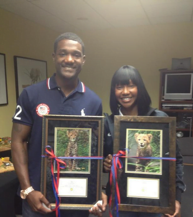 Who is Justin Gatlin's wife/ Girlfriend?