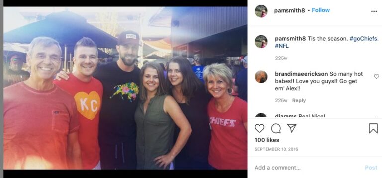 Alex Smith's Wife Elizabeth Barry Smith (bio, Wiki)