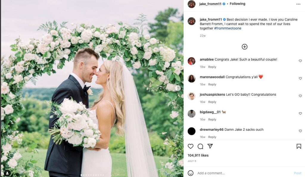 Meet Jake Fromm Wife Caroline Ostman (Bio, Wiki)