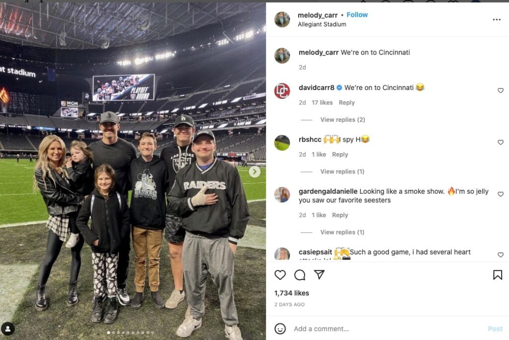 Derek Carr Wife Heather Neel Carr (Bio, Wiki)