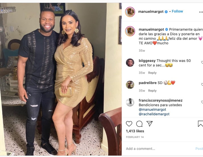 Manuel Margot's wife Rachell de Margot (BIo, Wiki)