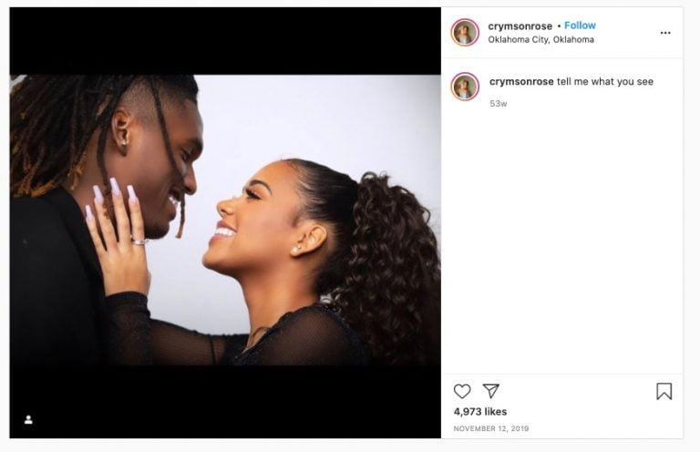 CeeDee Lamb's Girlfriend Crymson Rose (Trae Young's Ex)
