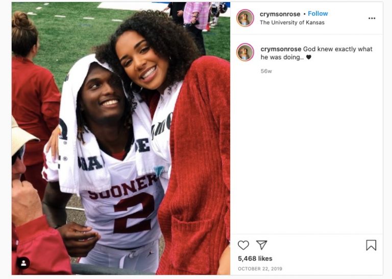 CeeDee Lamb's Girlfriend Crymson Rose (Trae Young's Ex)