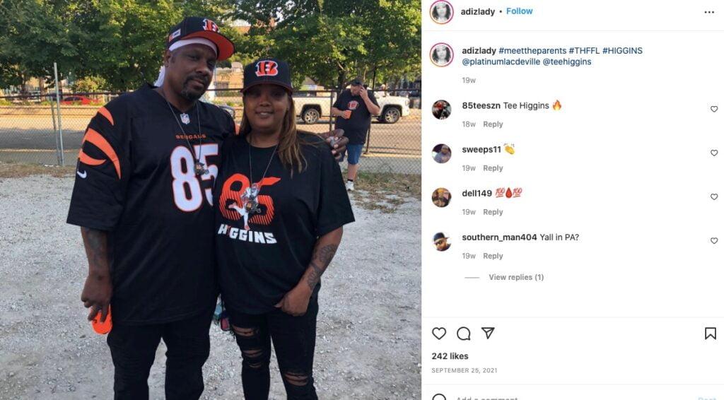 Tee Higgins Mother Camilla Stewart (Bio, Wiki)